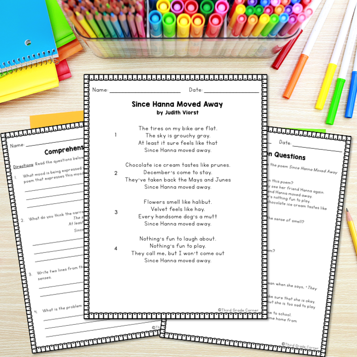 Reading Comprehension Passages - Understanding Poetry - DIGITAL ...