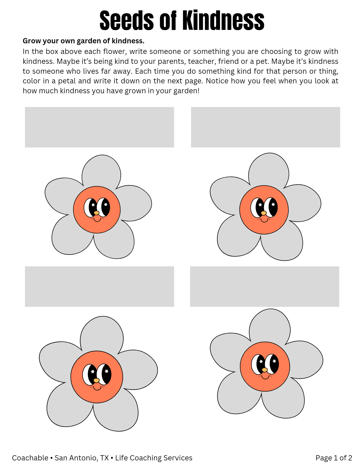 Seeds of Kindness - Classful