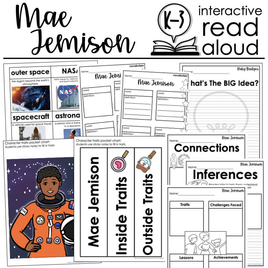 Mae Jemison Craft + Interactive Read Aloud | Black History | Women's ...
