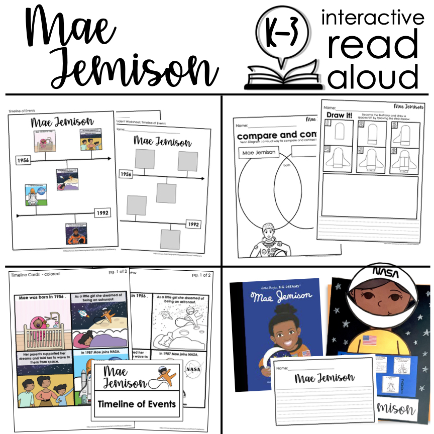 Mae Jemison Craft + Interactive Read Aloud | Black History | Women's ...