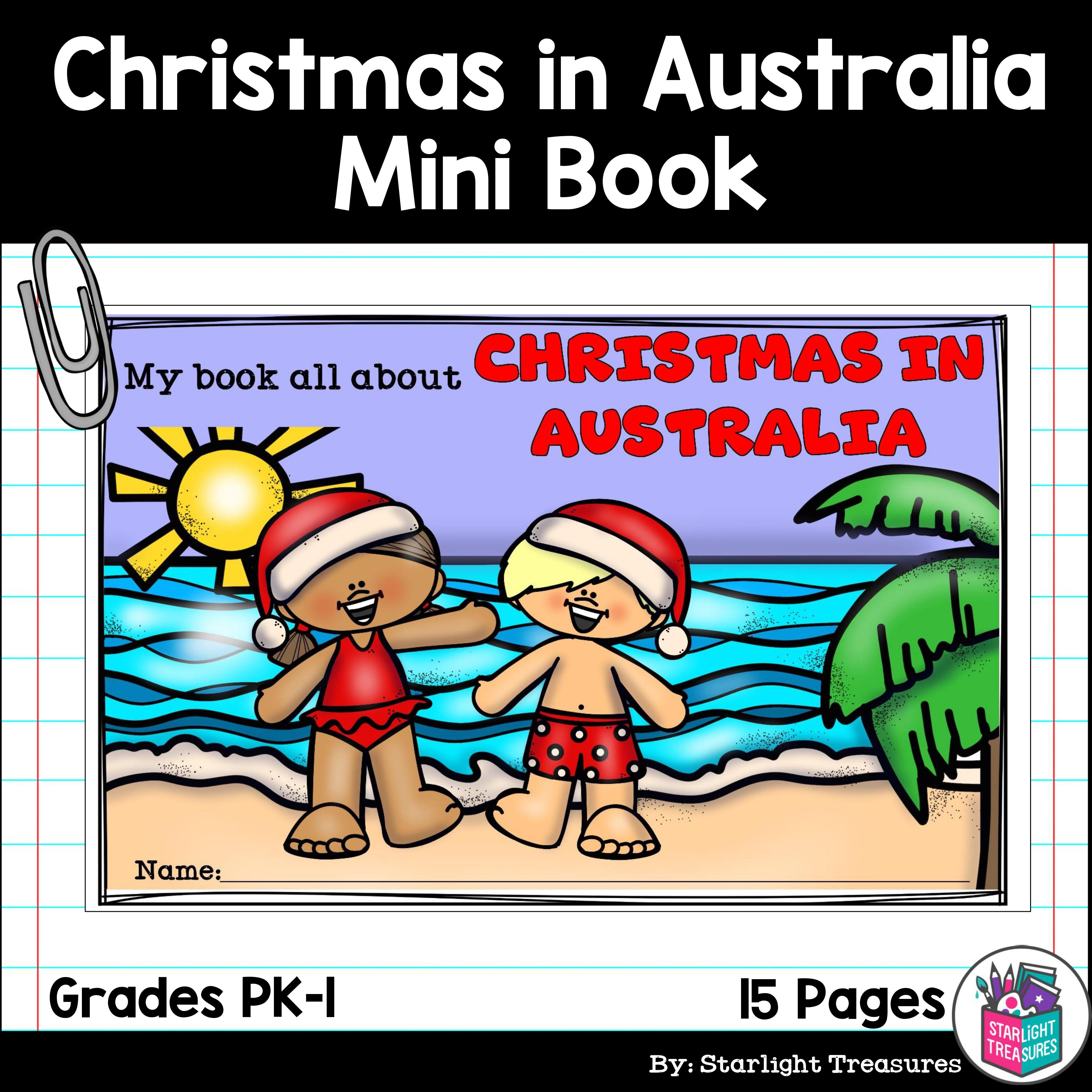 Christmas in Australia Mini Book for Early Readers - Christmas ...