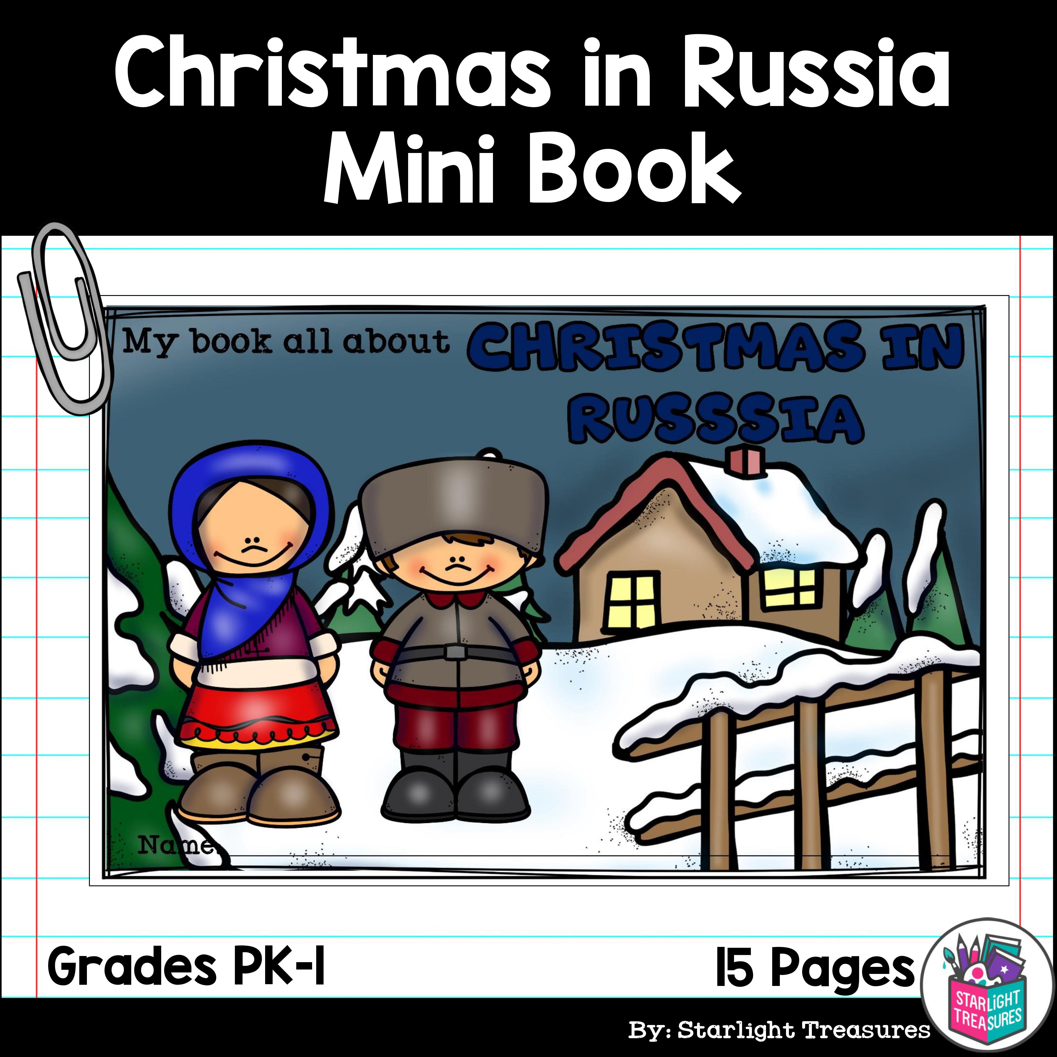 Christmas in Russia Mini Book for Early Readers - Christmas Activities ...