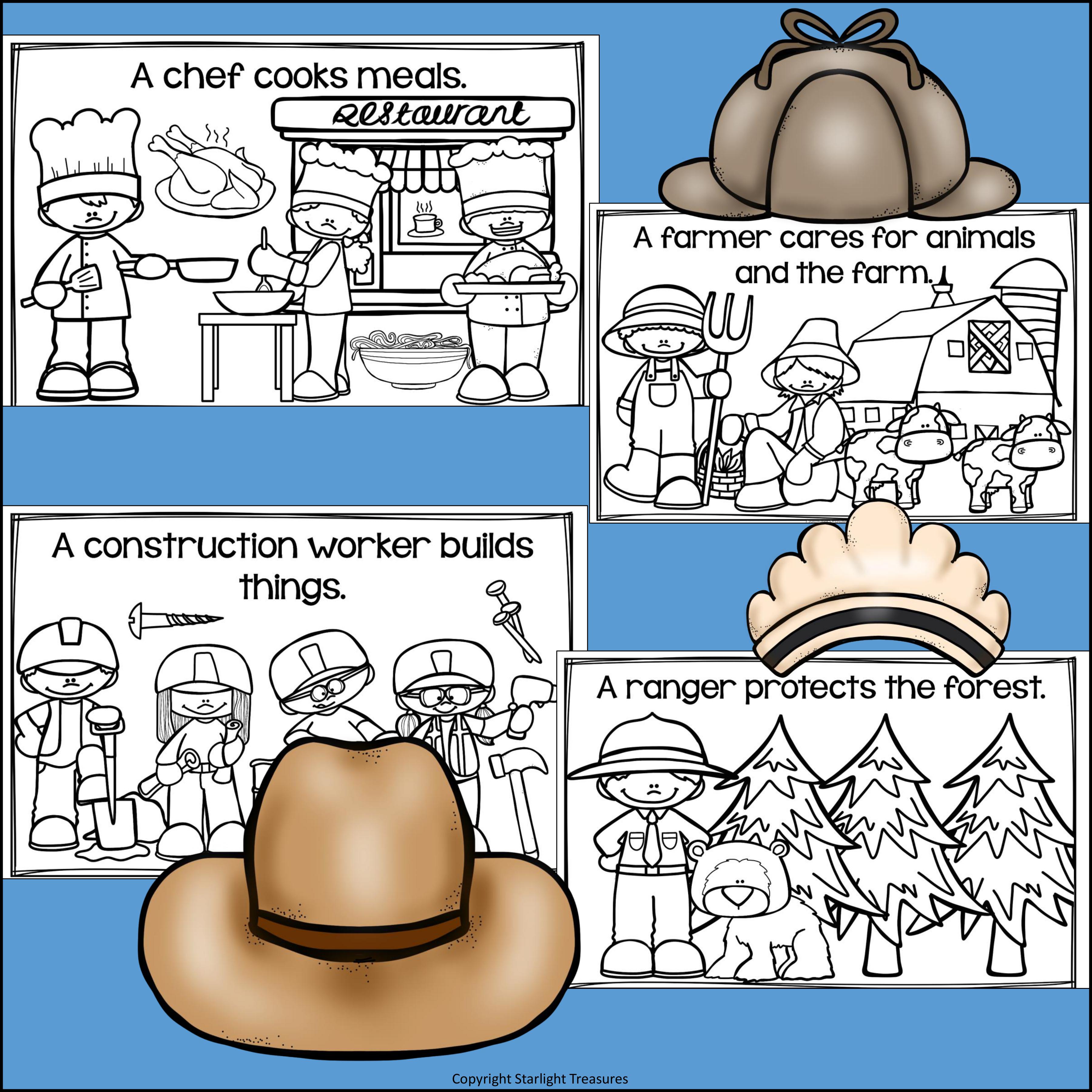 Community Helpers Mini Book for Early Readers - Classful