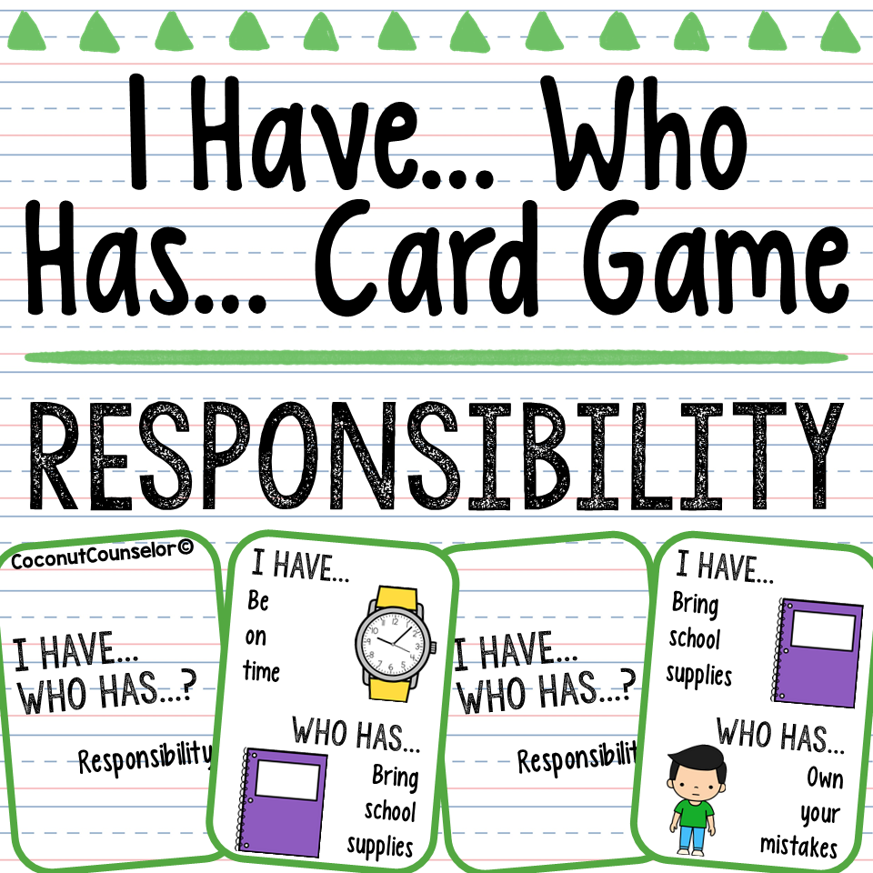 Responsibility I Have, Who Has? Card Game - Classful