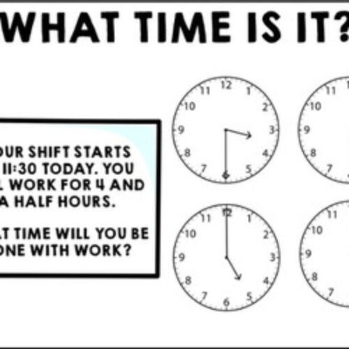 Life Skills - GOOGLE - Time - Elapsed Time - Special Education - Unit ...