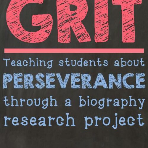 Grit- Teach Students Perseverance- Biography Research Project SEL ...