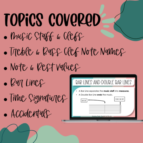 Beginner Music Theory Worksheets and Lessons - Classful