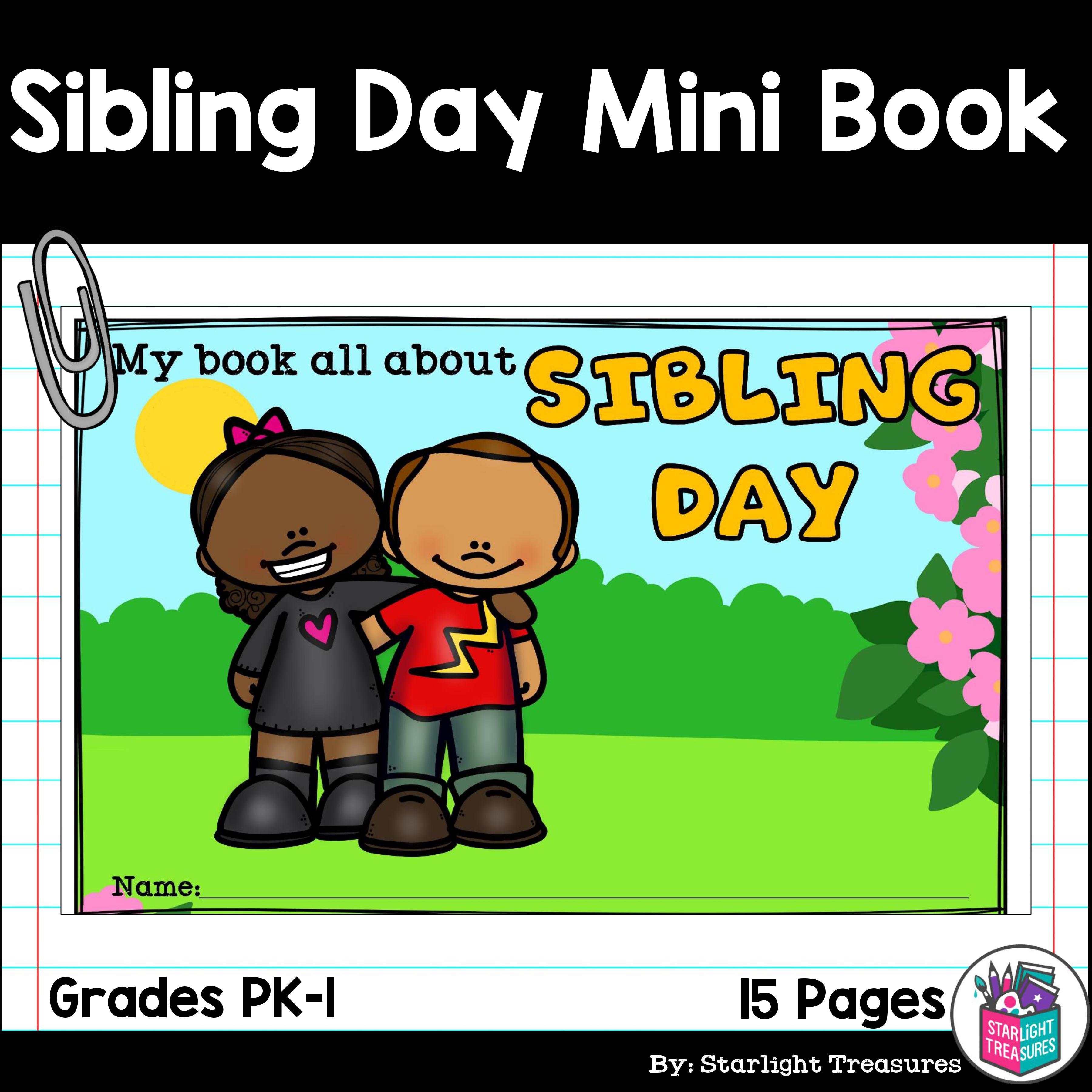 Sibling Day Mini Book for Early Readers - Classful