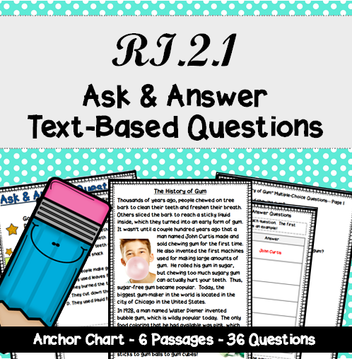 RI.2.1: Ask and Answer Text-Based Questions in Nonfiction Text