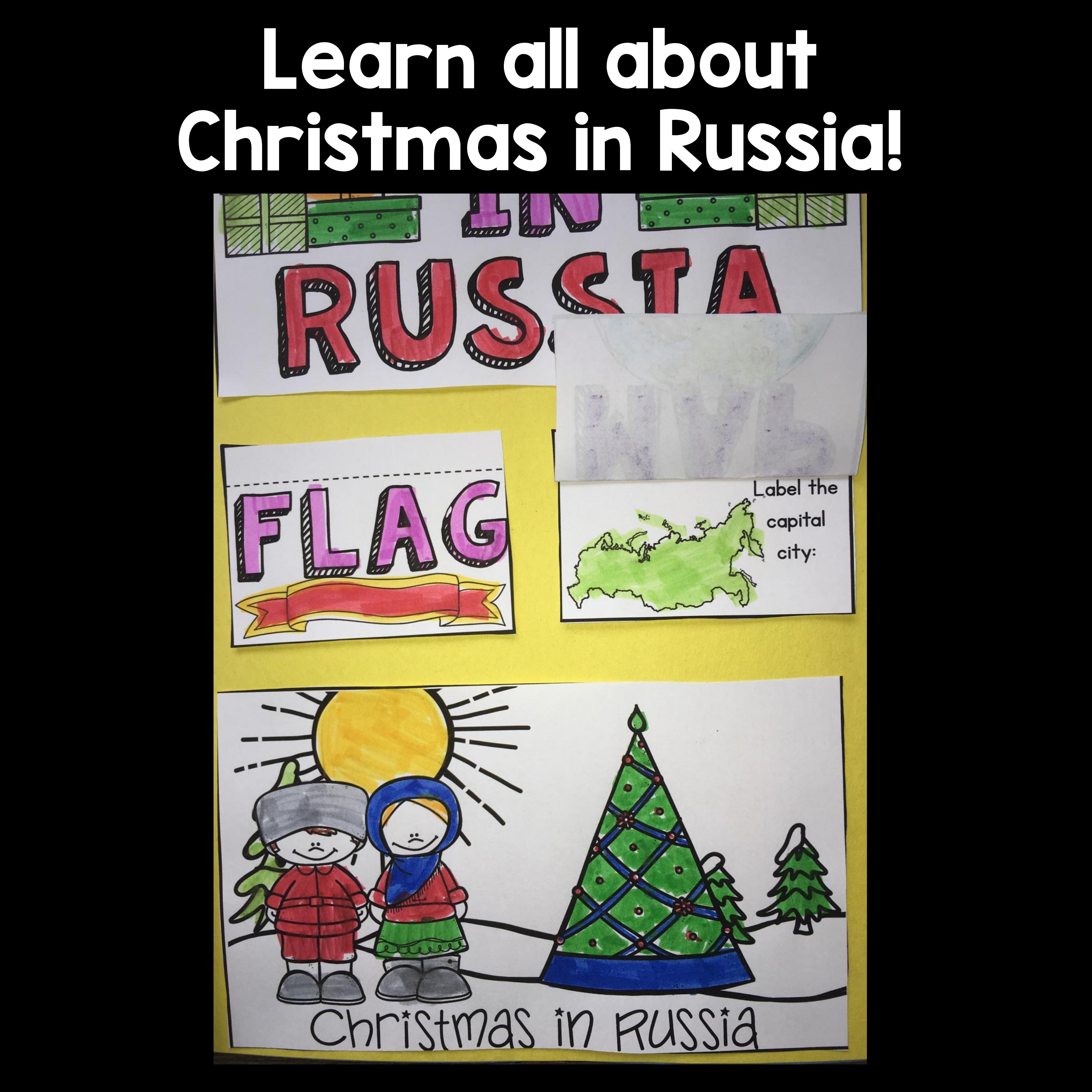 Christmas in Russia Lapbook for Early Learners - Christmas Around the ...