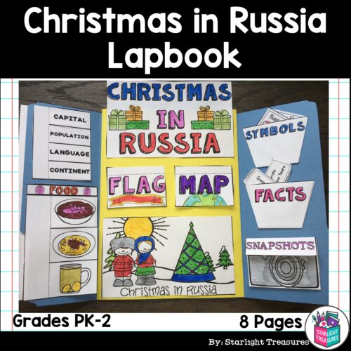 Christmas in Russia Lapbook for Early Learners - Christmas Around the ...