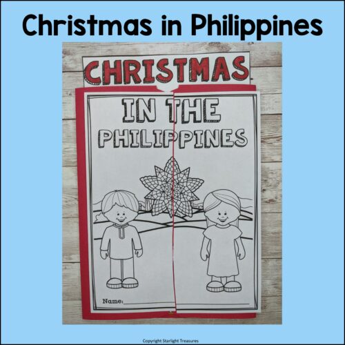 Christmas in the Philippines Lapbook for Early Learners - Christmas ...