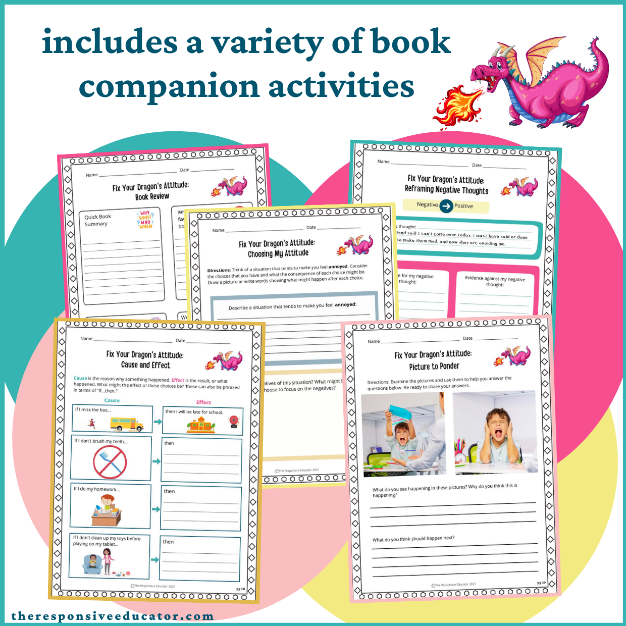 Bubble Gum Brain Interactive Read Aloud Lesson Plan, ELA, SEL ...