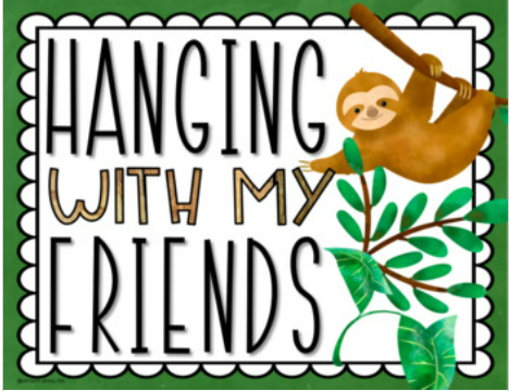 Back to School Door Display Bulletin Board Decoration Sloth Theme ...