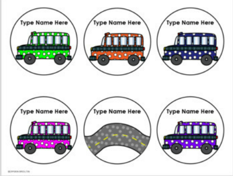 Back to School Door Display Bulletin Board Decoration School Bus Theme ...