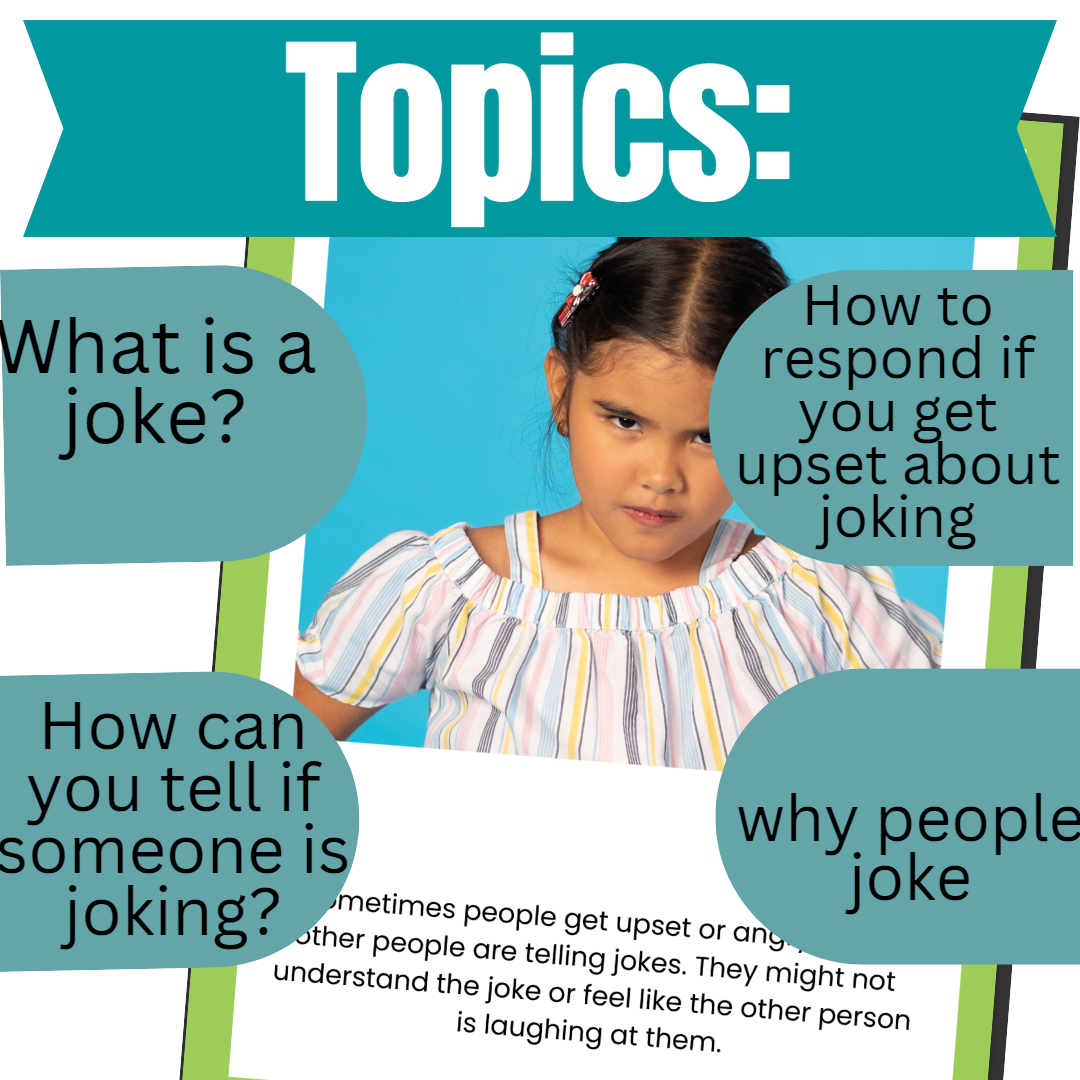 What is a Joke Social Skills Story & Mini Book Ideal for PreK Autism ...