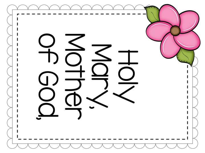 Catholic Bulletin Board- Hail Mary Prayer Posters - Classful