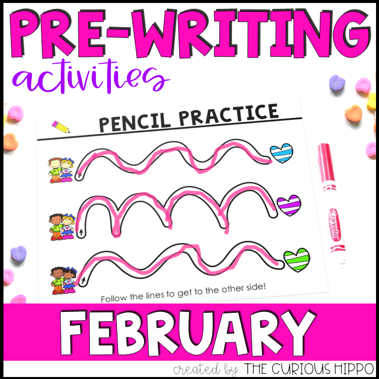 Prewriting Activities for February - Classful