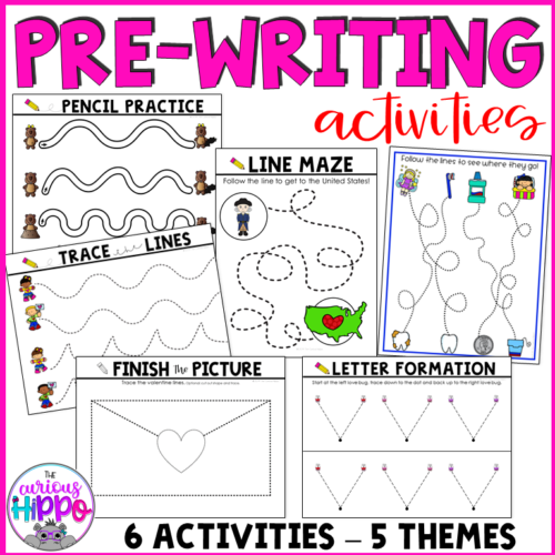 Prewriting Activities for February - Classful