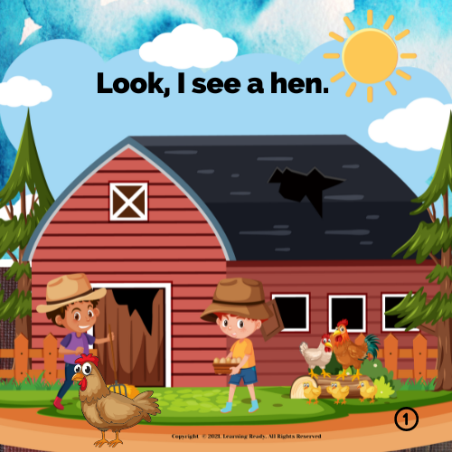 I See a Hen (Level 1 Reader) - Classful