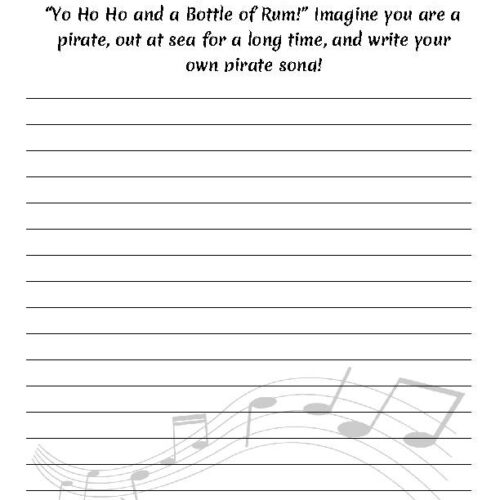 Treasure Island Themed Writing Prompts - Classful