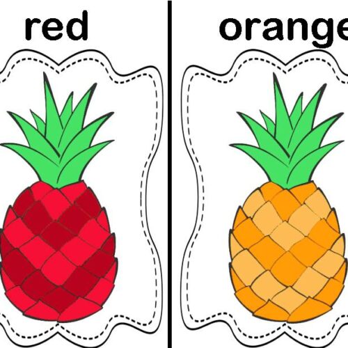 Pineapple Color Cards - Classful