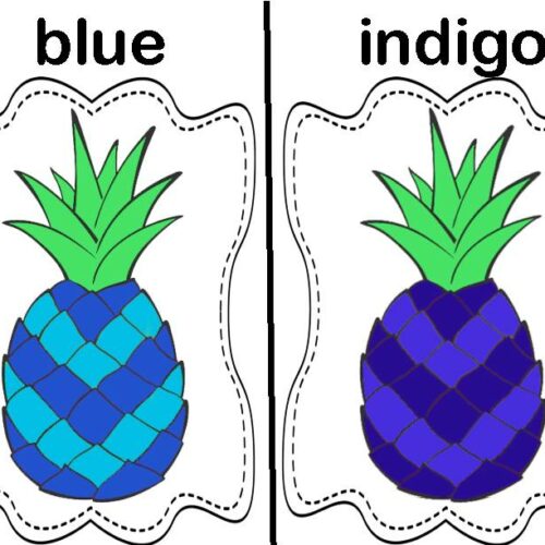 Pineapple Color Cards - Classful