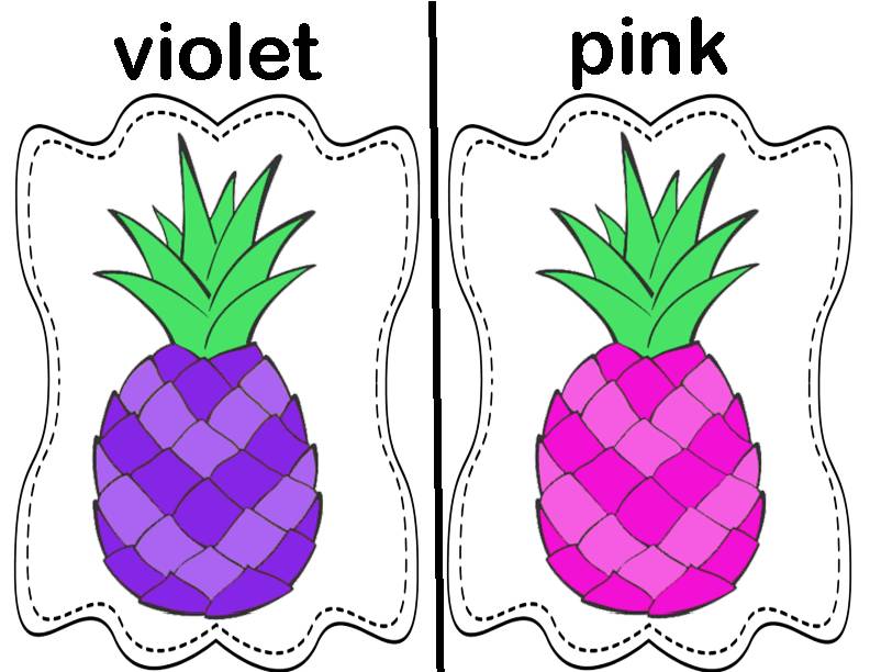 Pineapple Color Cards - Classful