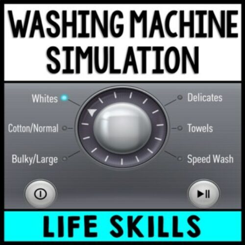 Life Skills - Laundry - Washing Machine Simulation - Special Education ...