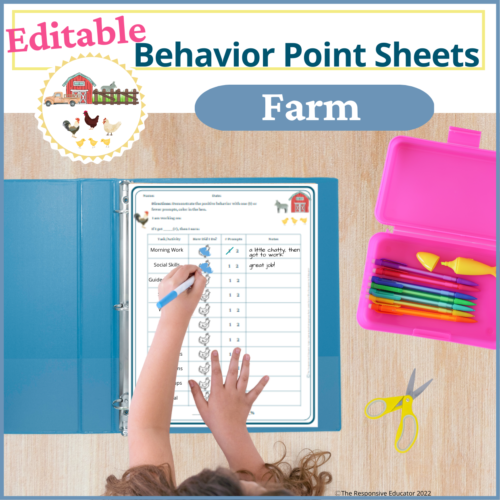 Farm Behavior Visual Supports Bundle - Classful