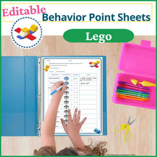 Brick-Building Behavior Visual Supports Bundle - Classful