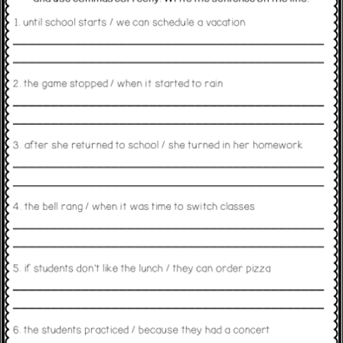 Super Simple Worksheets ~ Grammar ~ Dependent Clauses and Independent ...