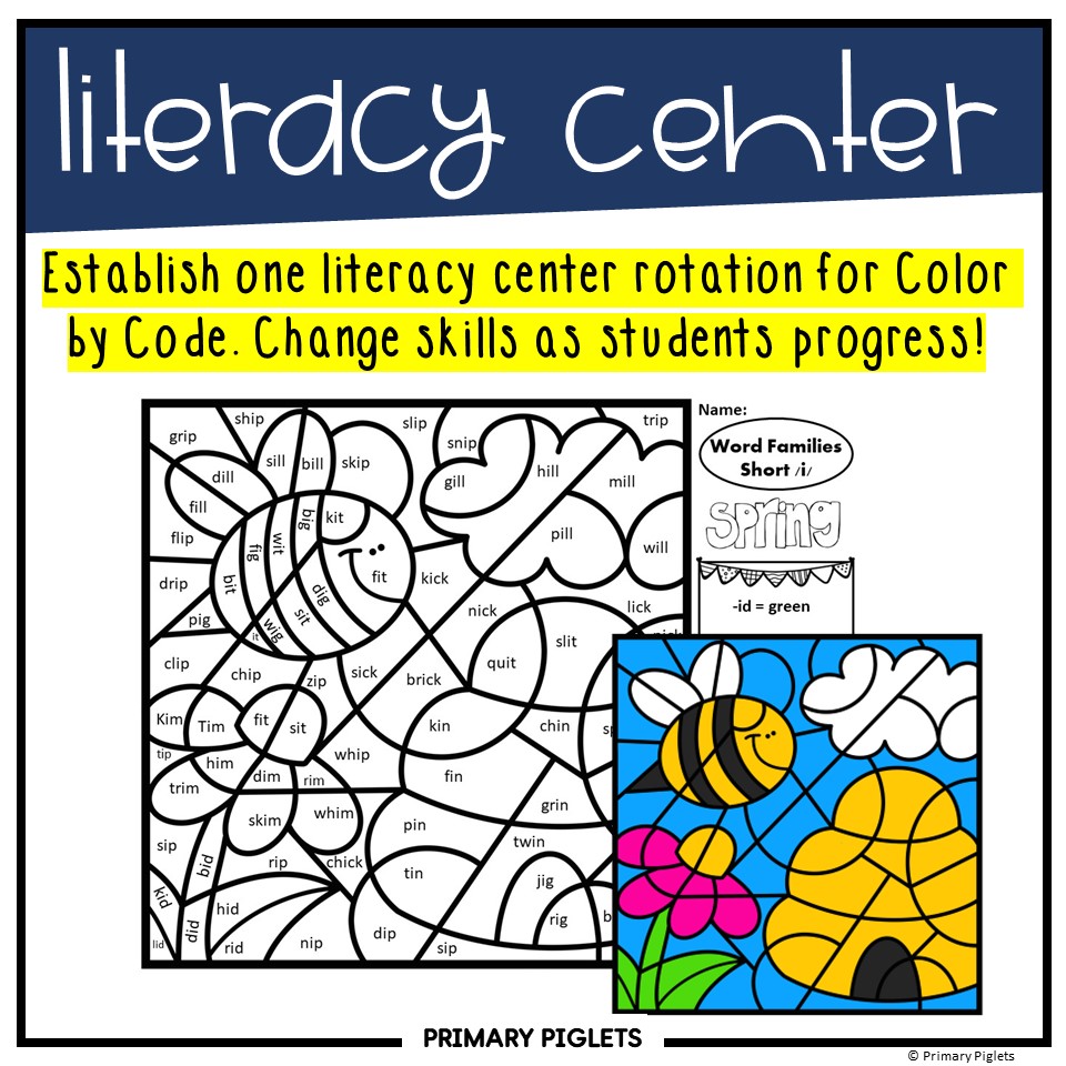 SPRING READING | SPRING PHONICS | SPRING COLOR BY CODE | SPRING COLOR ...