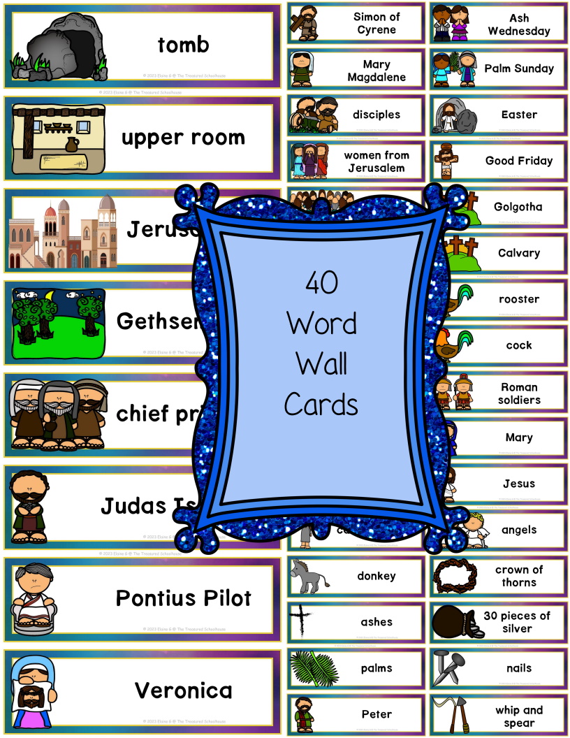 Lent Word Work Activity Pack - Classful