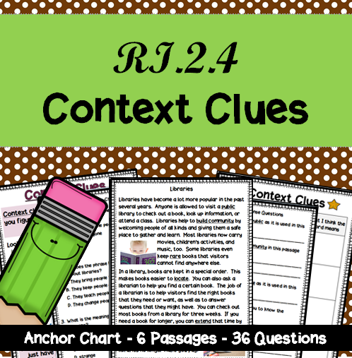 RI.2.4- Context Clues in Nonfiction Text - Classful