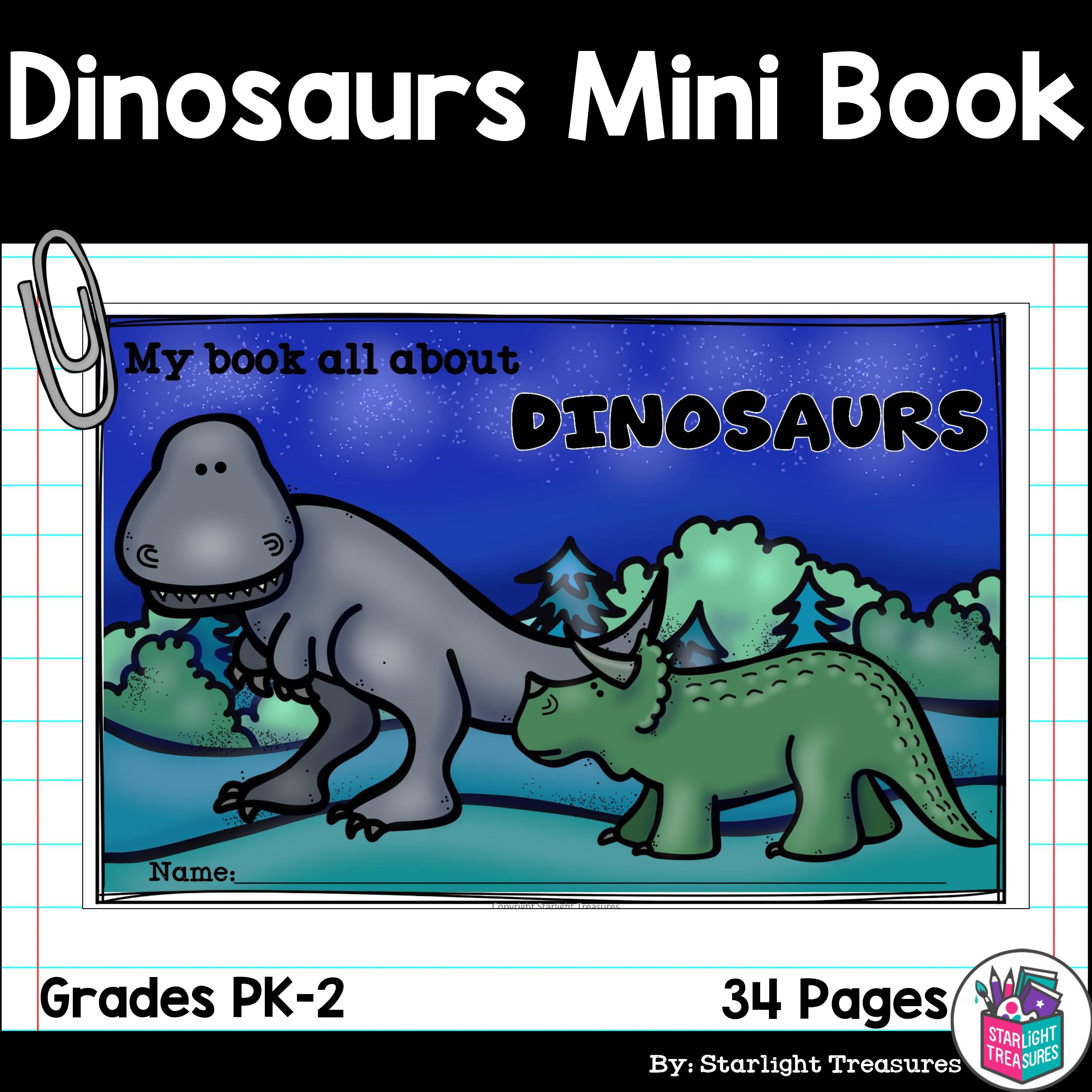 Dinosaurs Mini Book for Early Readers - Classful