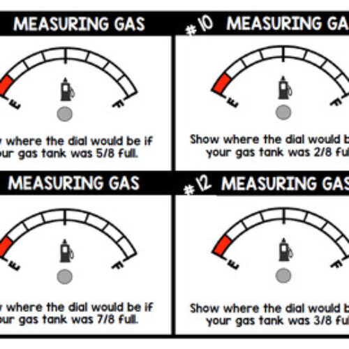 Life Skills - Reading Car Gauges - Task Cards - Driving - Speedometer ...