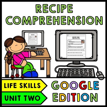 Life Skills - Recipe Comprehension - Cooking - Special Education ...