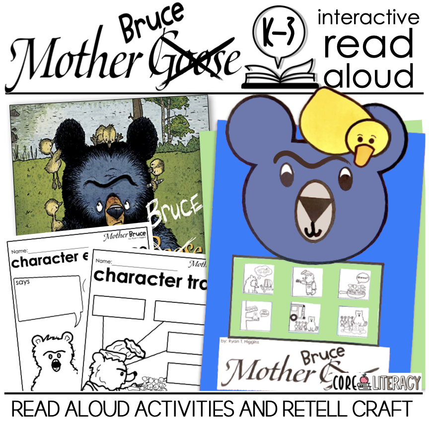 Mother Bruce Interactive Read Aloud | Spring RETELL Activities ...