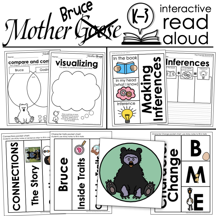 Mother Bruce Interactive Read Aloud | Spring RETELL Activities ...