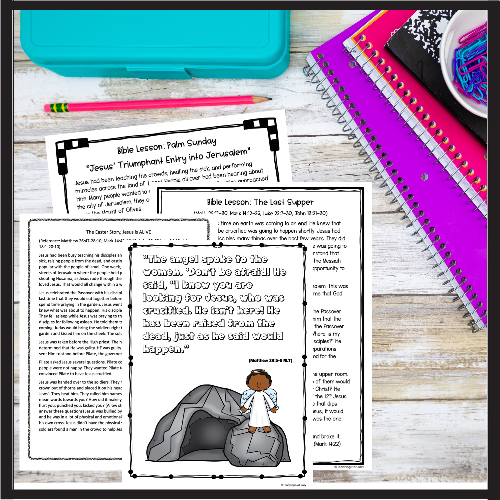 Easter Bible Lesson and Activities for 1st, 2nd, 3rd, and 4th graders ...