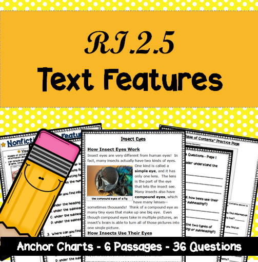 RI.2.5- Nonfiction Text Features - Classful