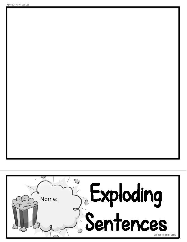 Exploding Sentences! Developing Advanced Sentences - Classful