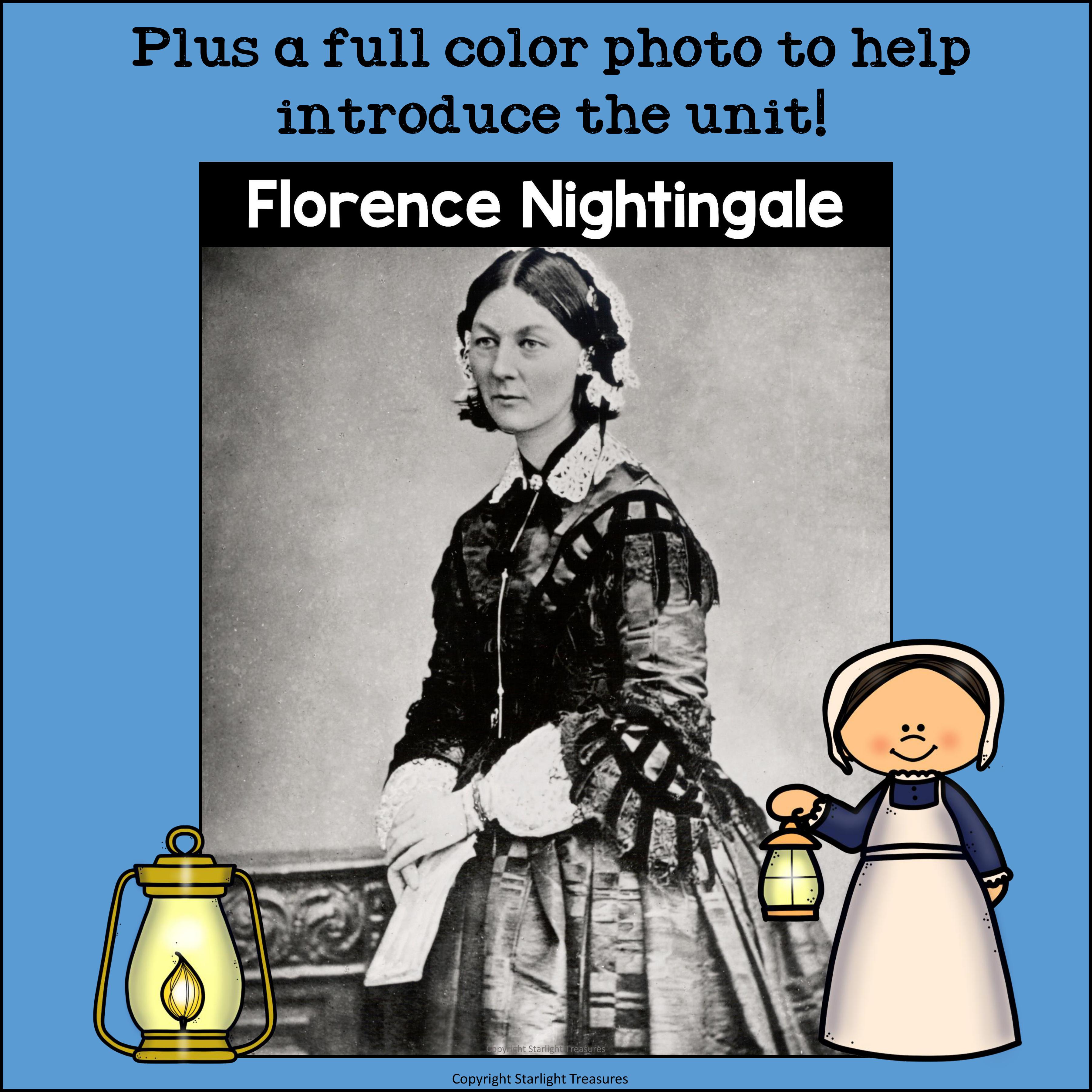Florence Nightingale Mini Book for Early Readers- Women's History Month ...