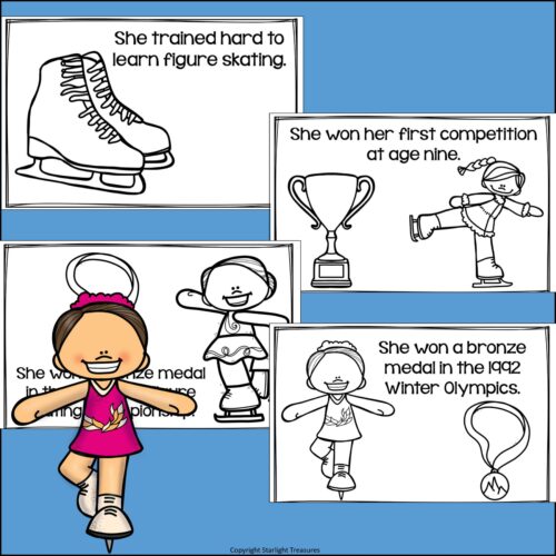 Nancy Kerrigan Mini Book for Early Readers- Women's History Month ...