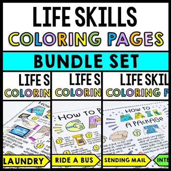 Life Skills - Special Education - How To Coloring Pages - Print & Go ...