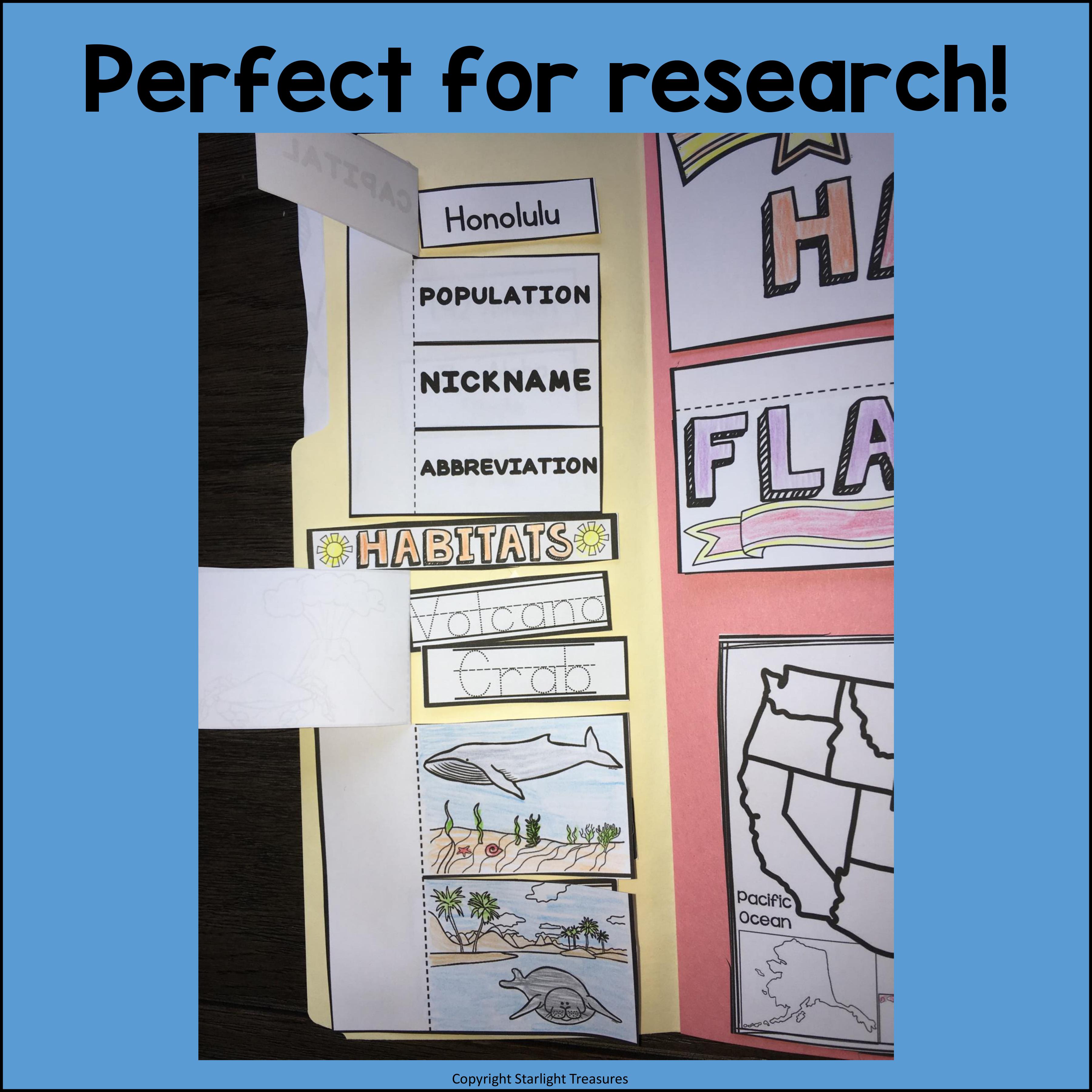 Hawaii Lapbook for Early Learners - A State Study - Classful