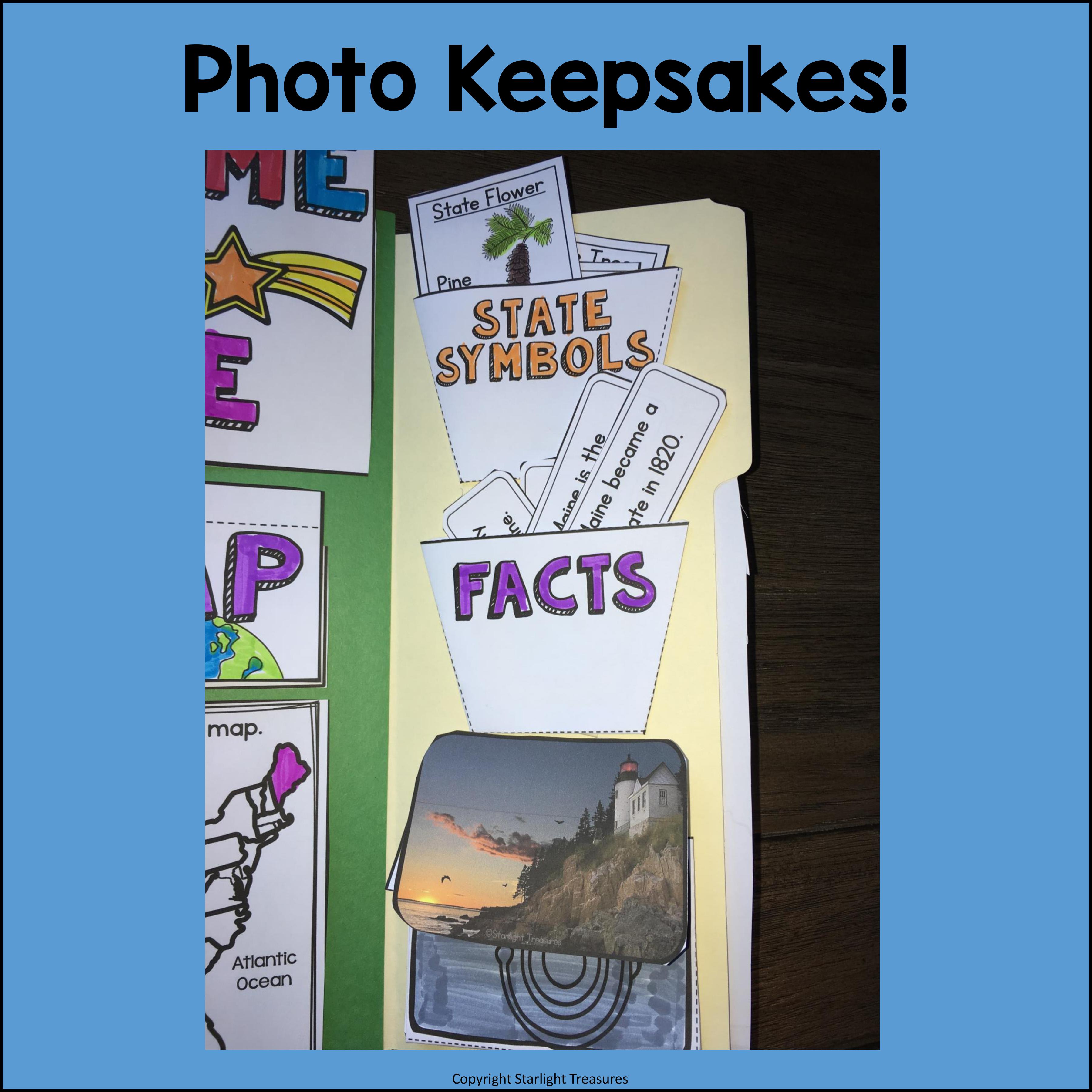 Maine Lapbook for Early Learners - A State Study - Classful