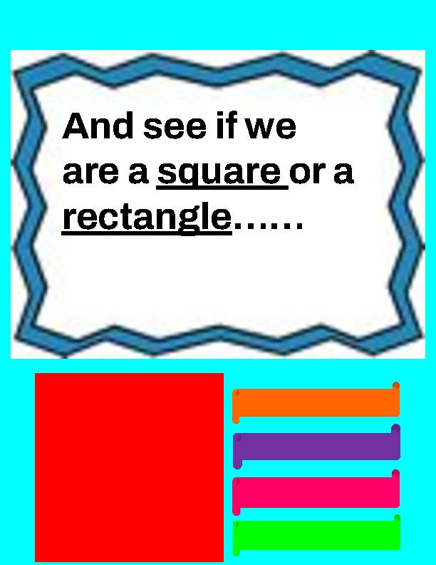 ARE YOU A SQUARE OR RECTANGLE? - GEOMETRY & MEASUREMENT ACTIVITY - Classful