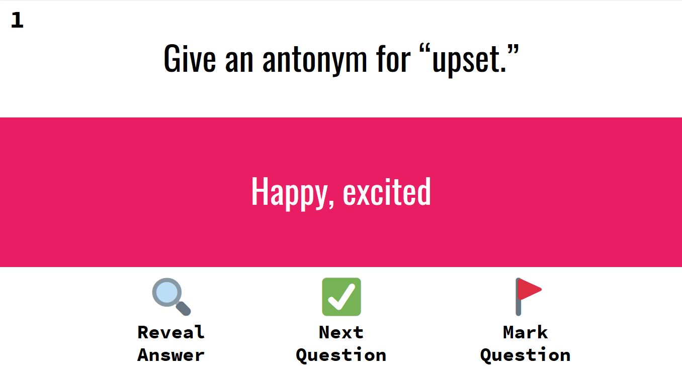 Antonyms (Interactive Flashcards) - Classful